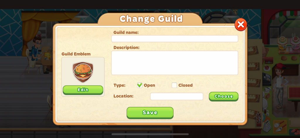 Managing a guild – Cooking Diary®