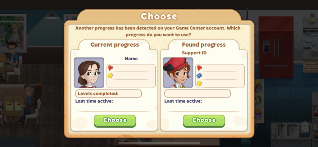 Game progress – Cooking Diary®